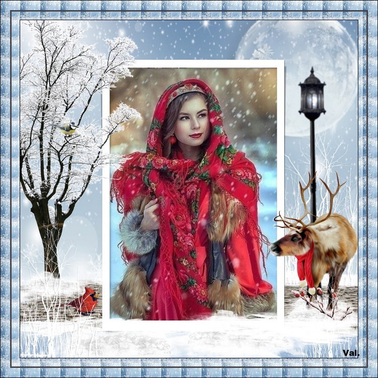 La magie de l'hiver.